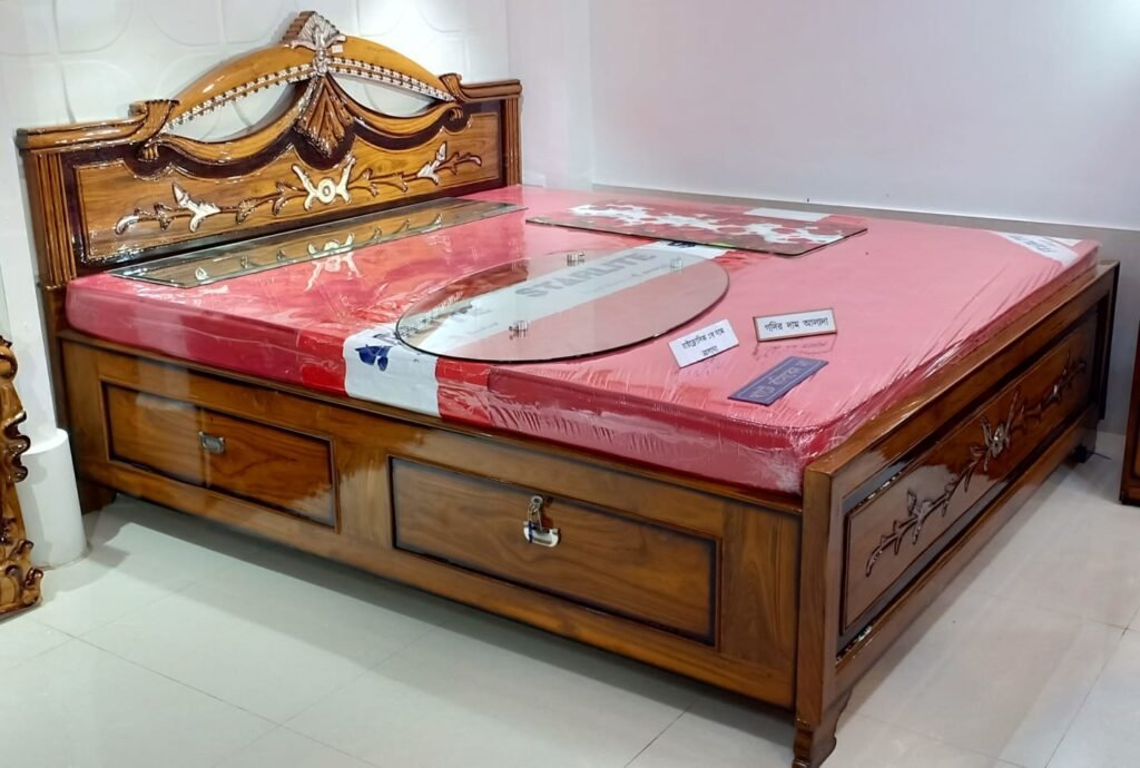 Solid Wood Box Bed – 1 – Susanta Furniture